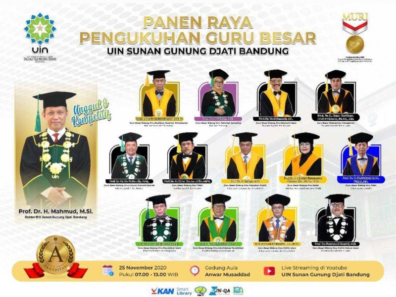 Rekor Muri Pengukuhan Guru Besar UIN SGD Bandung – Administrasi Publik